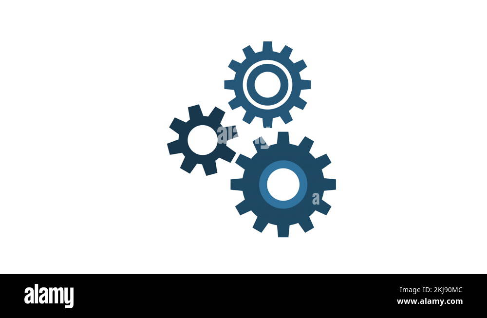 Cogwheel icons Stock Videos & Footage - HD and 4K Video Clips - Alamy