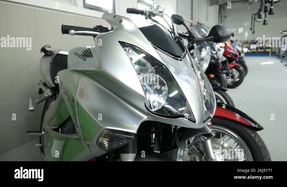 Silver motorbikes Stock Videos & Footage - HD and 4K Video Clips - Alamy