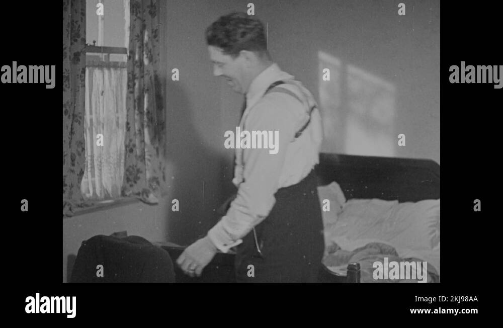 Male arm amputee putting on clothes, shots of him working as engineer ...