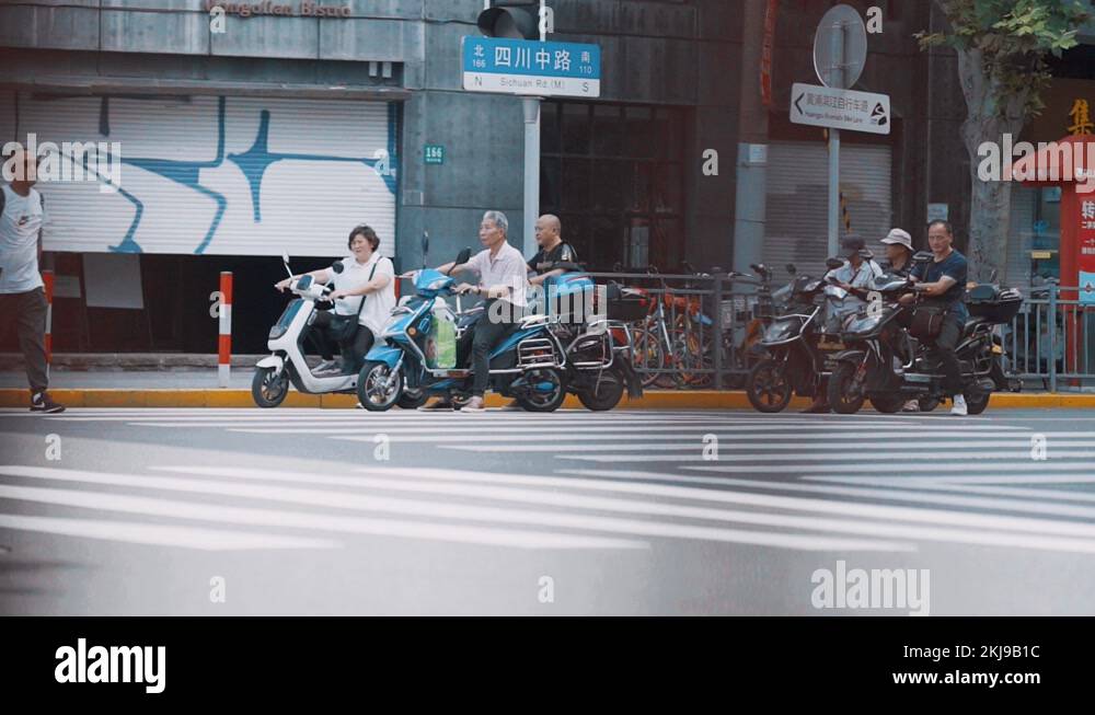 Motorcycle crossing stop street Stock Videos & Footage - HD and 4K ...