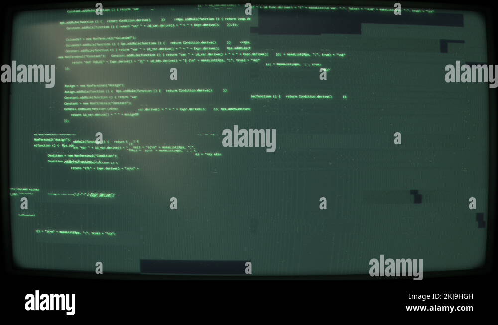 Hacking Code Animation On Monitor Source Code Or Text Scrolling Down Stock Video Footage Alamy