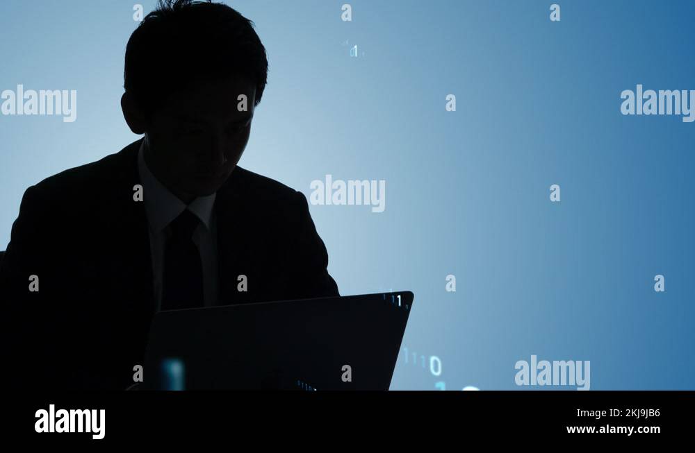 Digital Transformation Concept Binary Code Programming Stock Video