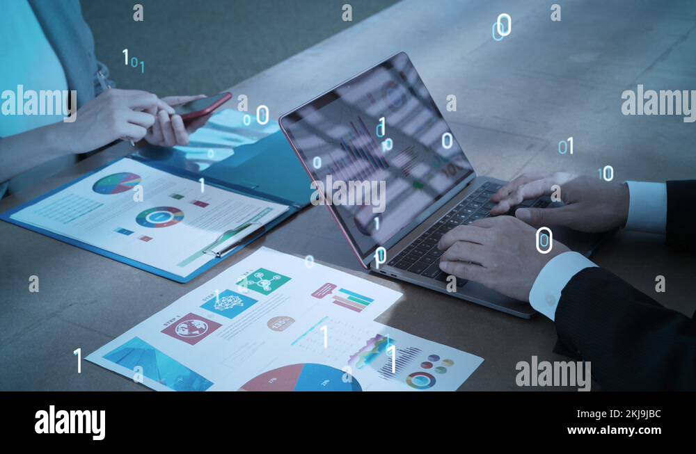 Digital Transformation Concept Binary Code Programming Stock Video Footage Alamy