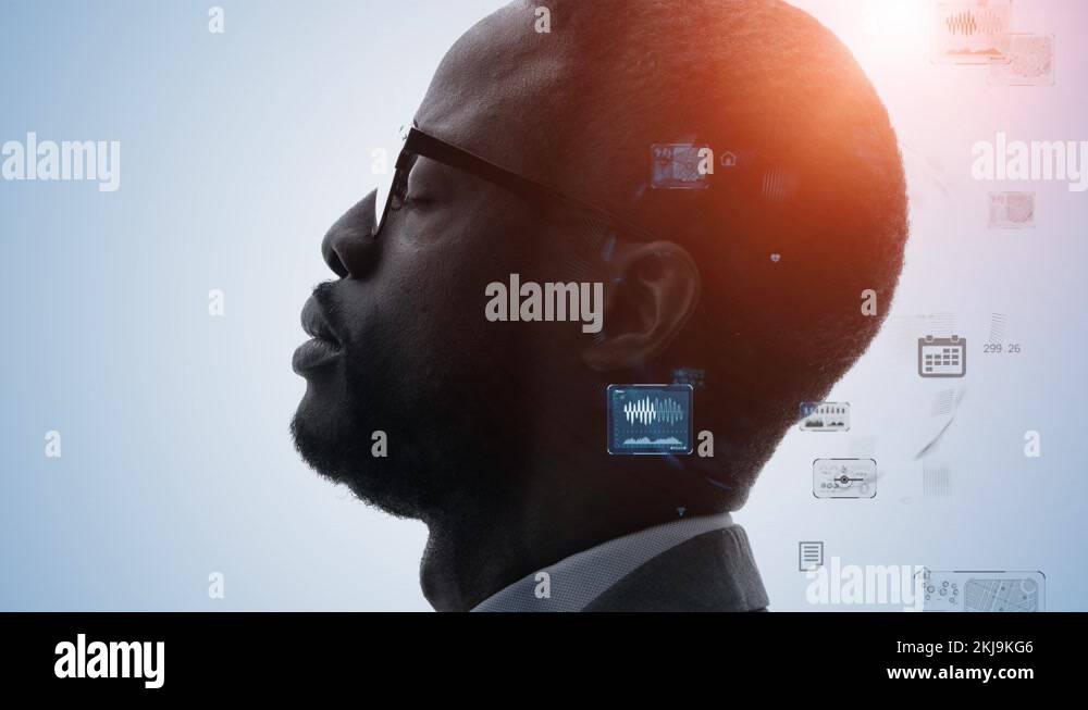 AI (Artificial Intelligence) concept. Deep learning. GUI (Graphical ...