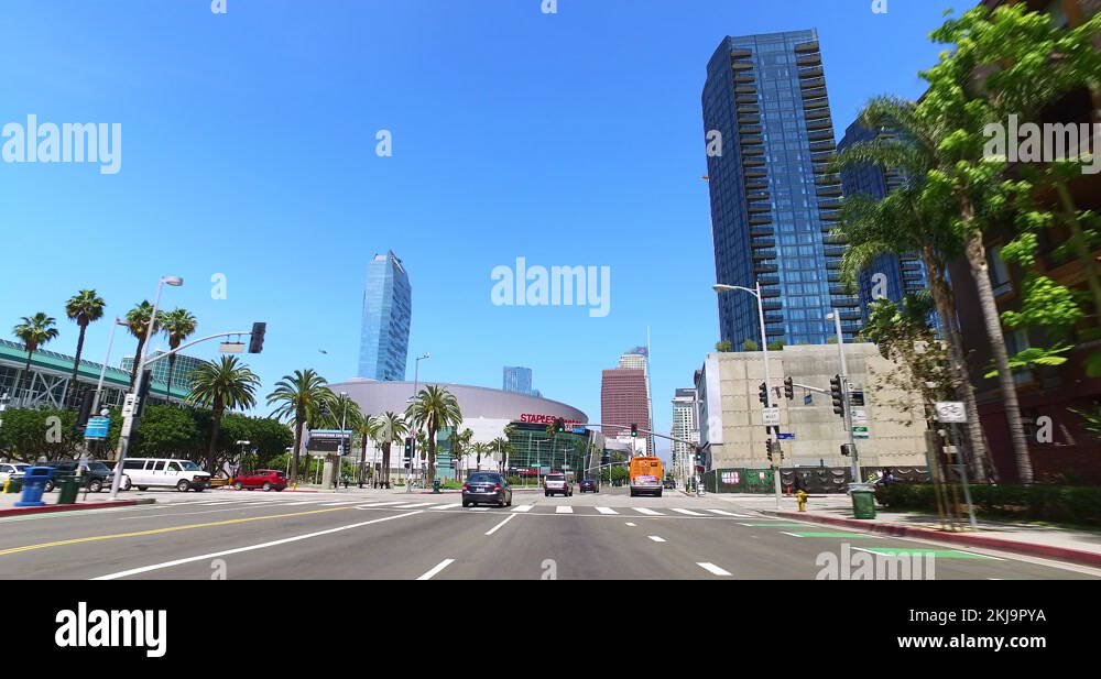 Residential construction at Staples Center and Los Angeles Downtown ...