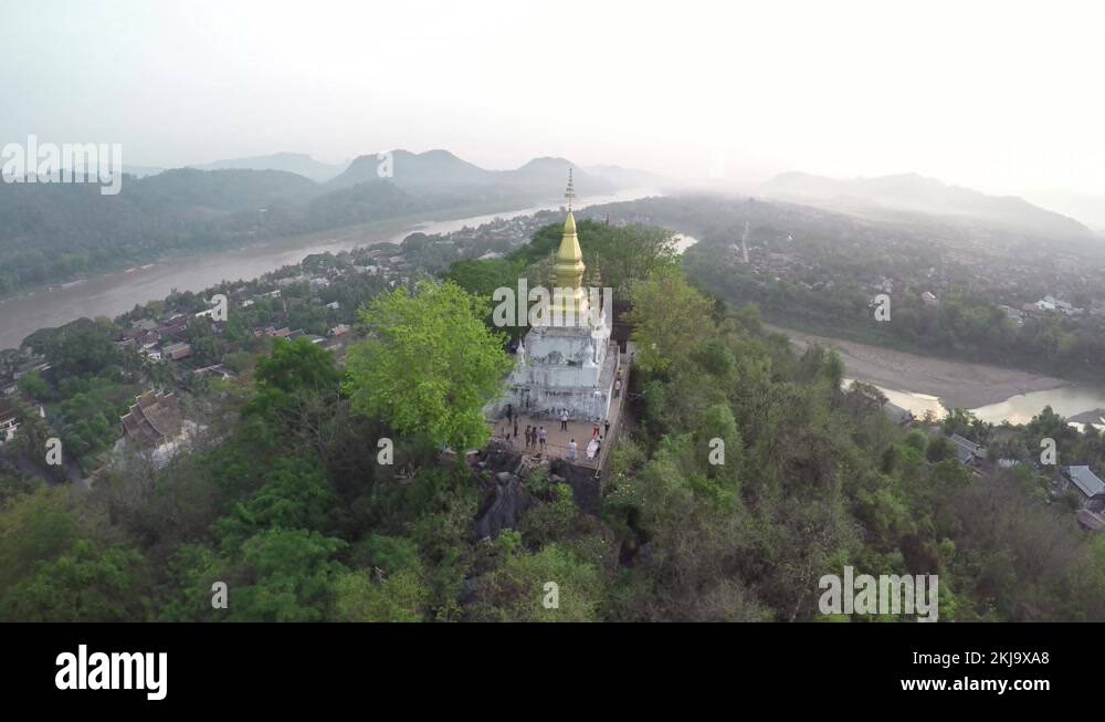 Phousi hill temple luang prabang laos Stock Videos & Footage - HD and ...
