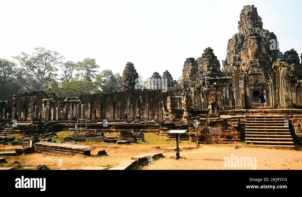 Bayon Temple, Angkor temples, Siem Reap, Cambodia, Indochina, Southeast ...