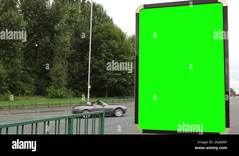 Portrait green screen billboard Stock Videos & Footage - HD and 4K ...