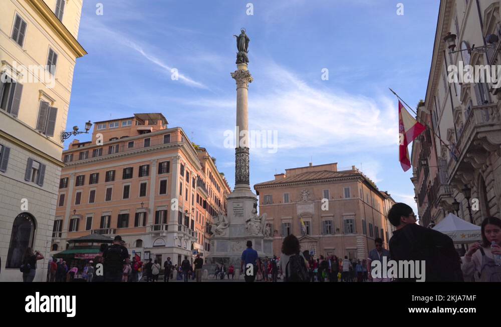 Monument of the immaculate conception Stock Videos & Footage - HD and ...