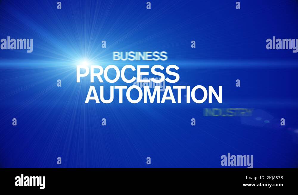 4k Process Automation Animated Word Cloud,Text Design Animation Typography loop Stock Video ...