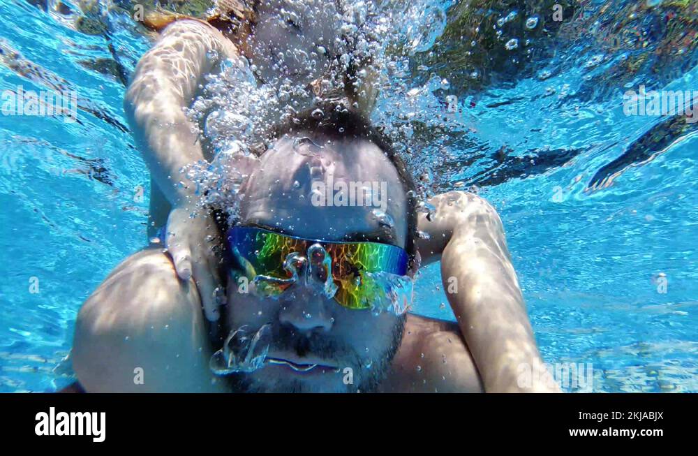 LOS CABOS MEXICO-2020: Underwater Marco Polo In Swimming Pool With Dad ...