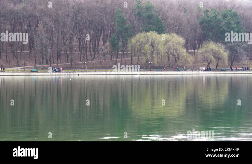 Chisinau - people walking in Valea Morilor Park in Chisinau, Moldova's ...