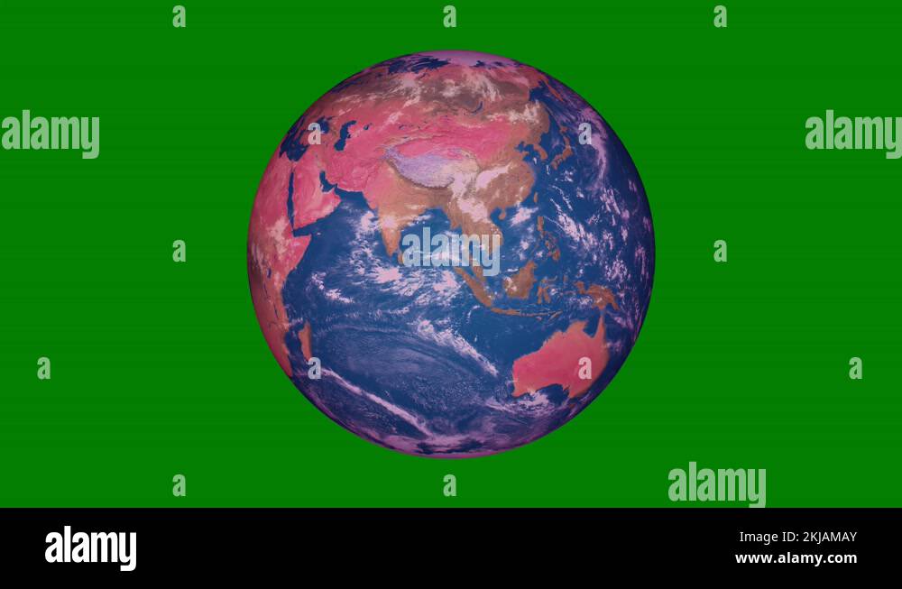 green screen planet Earth rotating in space Stock Video Footage - Alamy