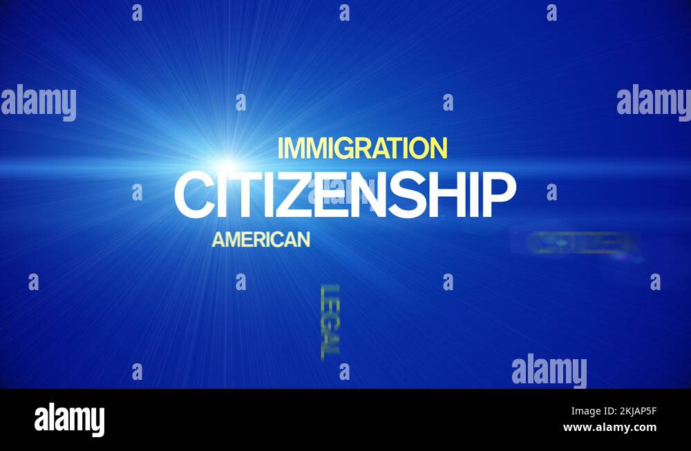 4k Citizenship Animated Tag Word Cloud,Text Design Animation Kinetic ...