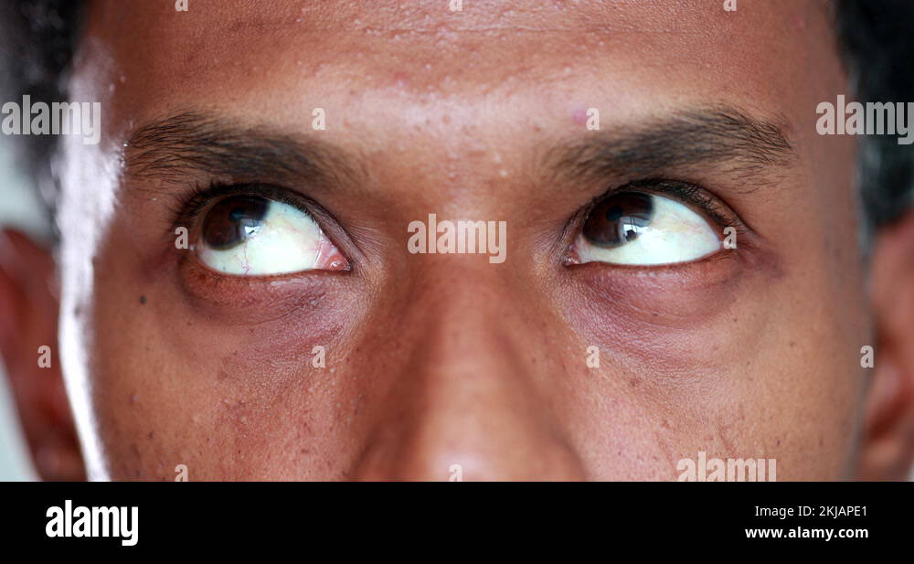 Eyes looking down sideways Stock Videos & Footage - HD and 4K Video ...