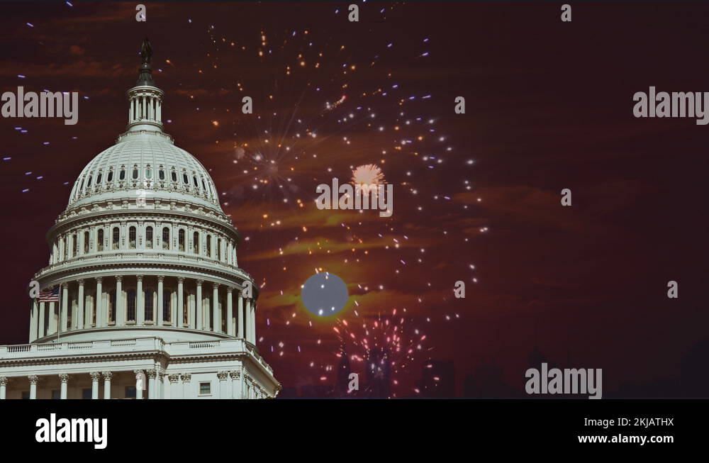Us capitol dome fireworks Stock Videos & Footage - HD and 4K Video ...