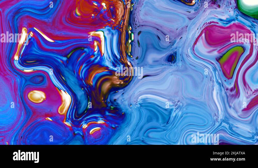 Abstract blue liquid paint animation.blue, texture,liquid,background ...