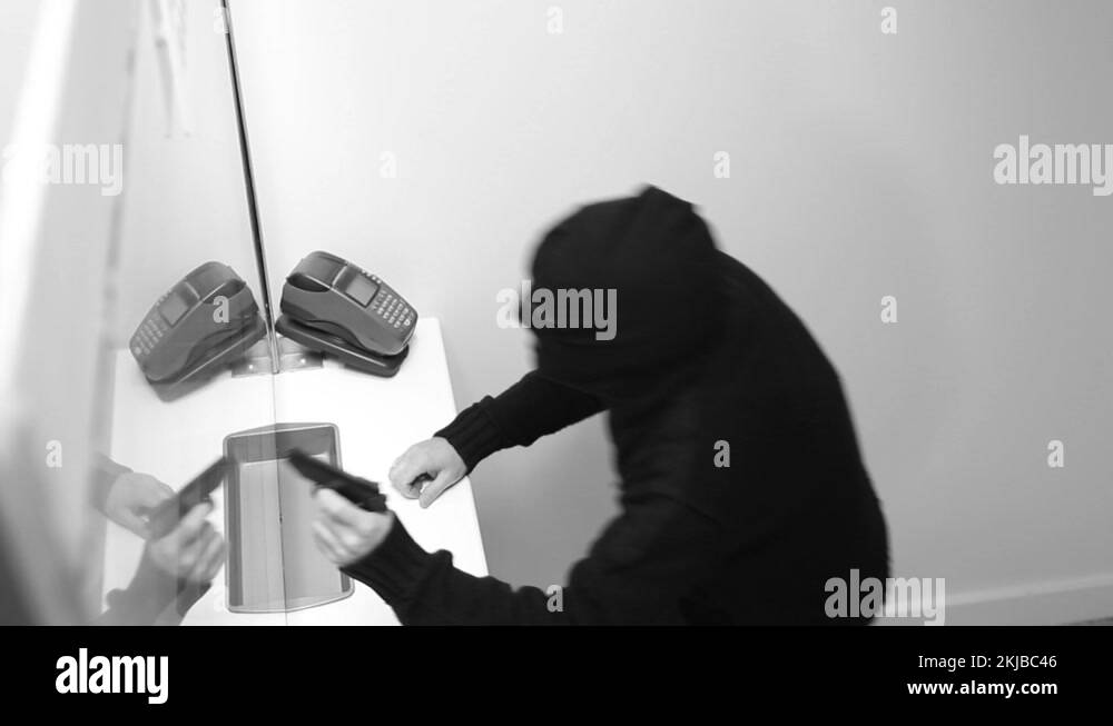 Robbery bank black and white Stock Videos & Footage - HD and 4K Video ...