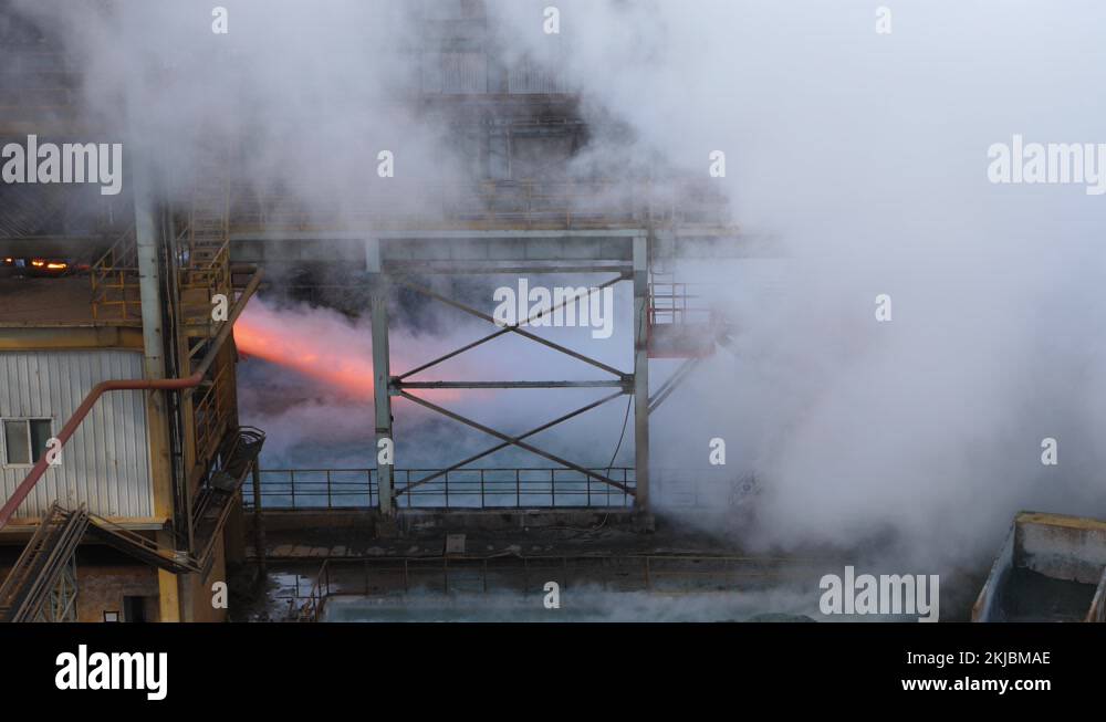 the scene of excavator truck working in the harsh environment of the ...