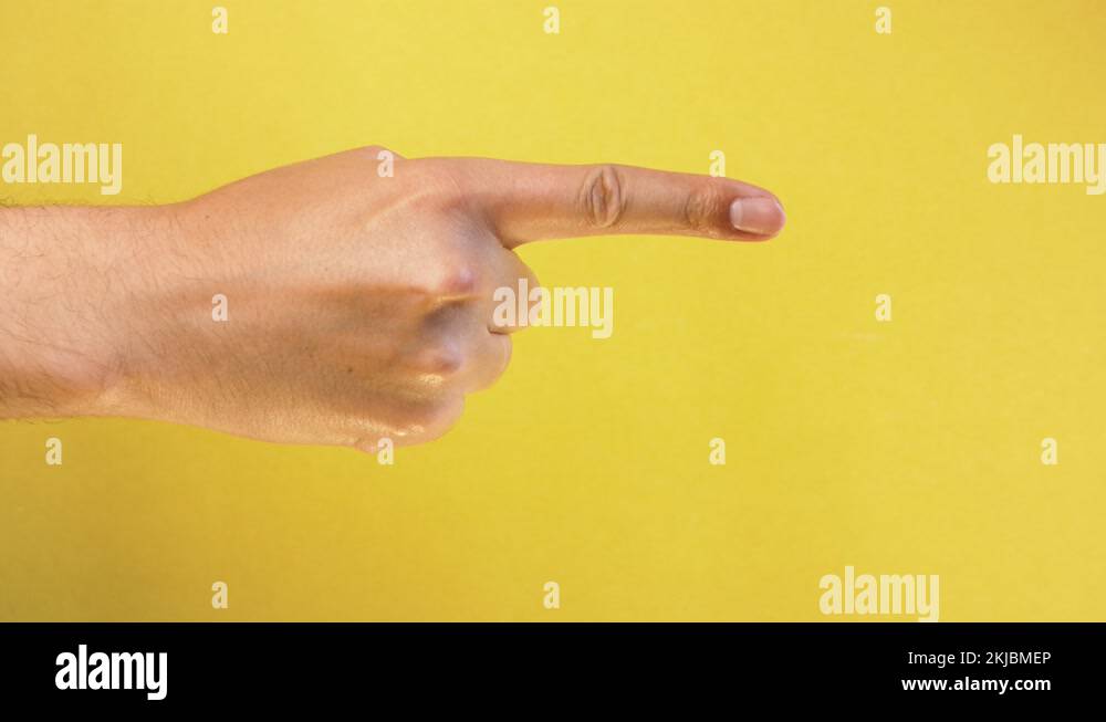 Yellow hand pointing direction Stock Videos & Footage - HD and 4K Video ...