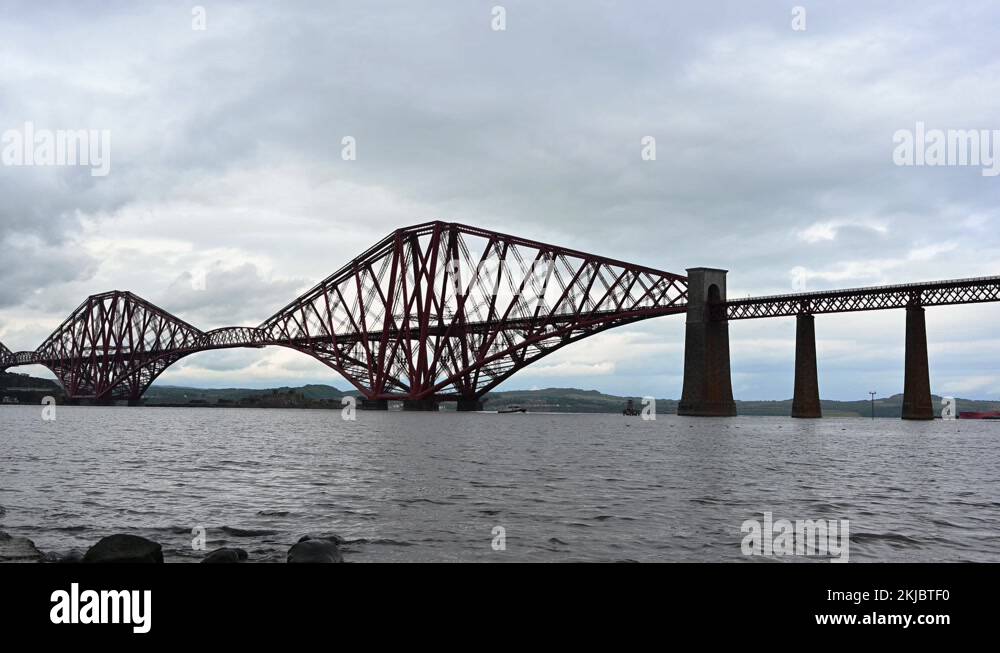 Shore scottish bridge structure architecture building Stock Videos ...