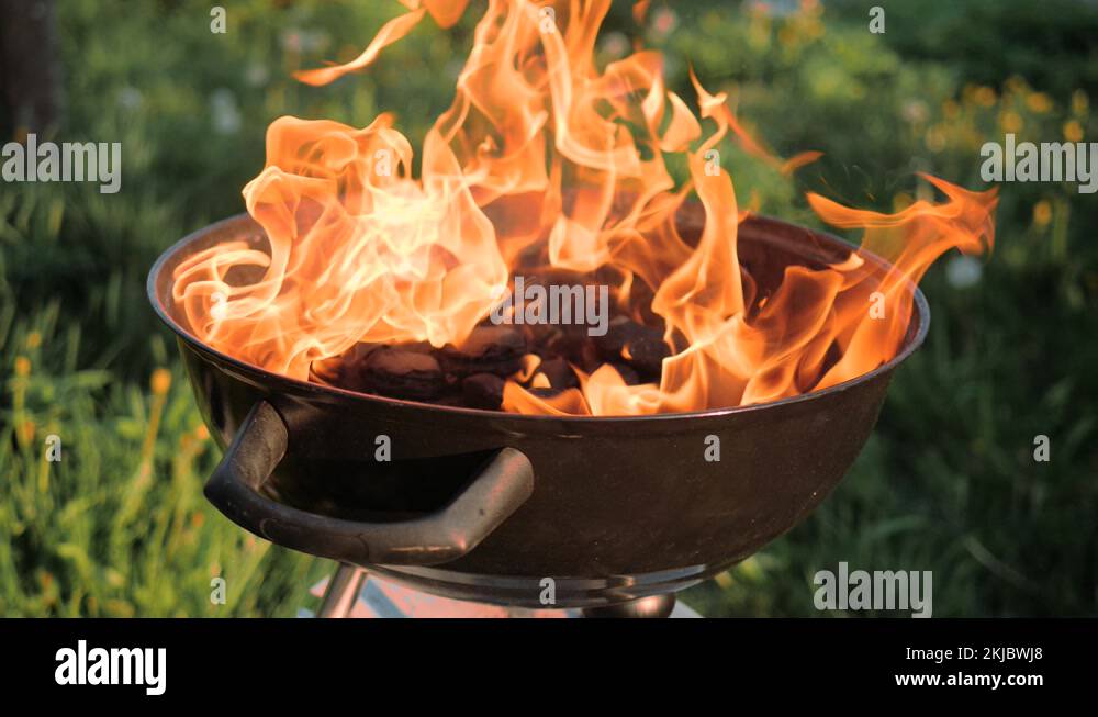 Portable grill with flame Stock Videos & Footage - HD and 4K Video ...