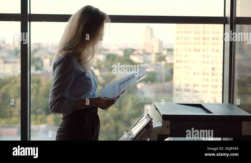 Girl using copier machine Stock Videos & Footage - HD and 4K Video ...