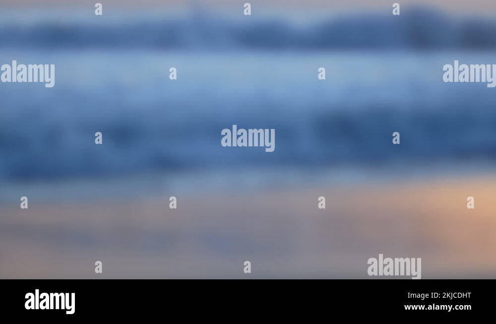 blur defocus sea wave water hit sand beach Stock Video Footage - Alamy