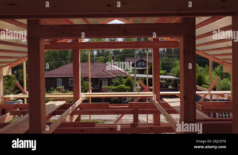 Timber frame construction details Stock Videos & Footage - HD and 4K ...