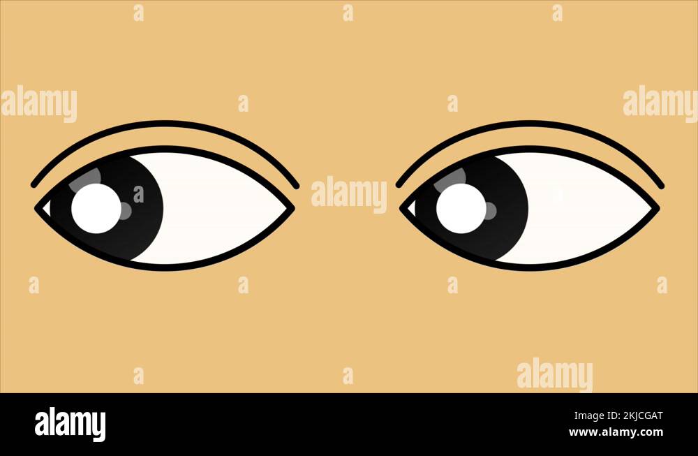 Cartoon staring eyes Stock Videos & Footage - HD and 4K Video Clips - Alamy