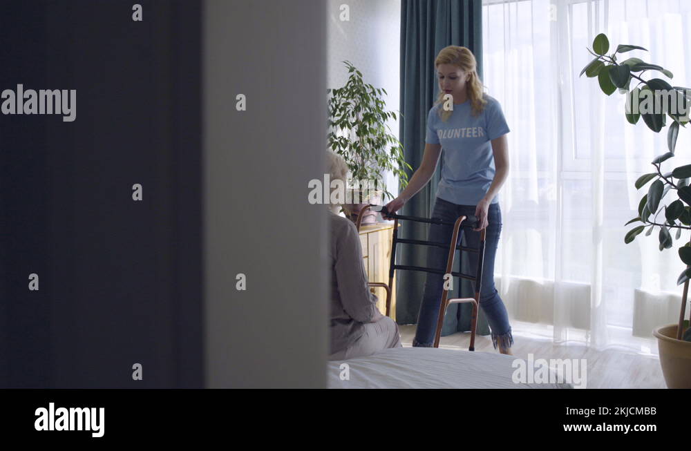 Girl helping elderly lady Stock Videos & Footage - HD and 4K Video ...