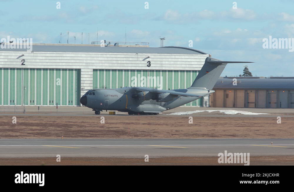 military airbus a400 propeller airplane aircraft taxiing side view ...