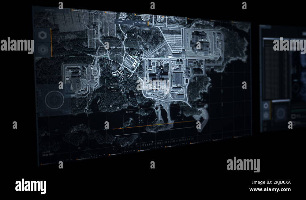 Satellite drone radar Oscan Sweden map, detects nuclear power station ...
