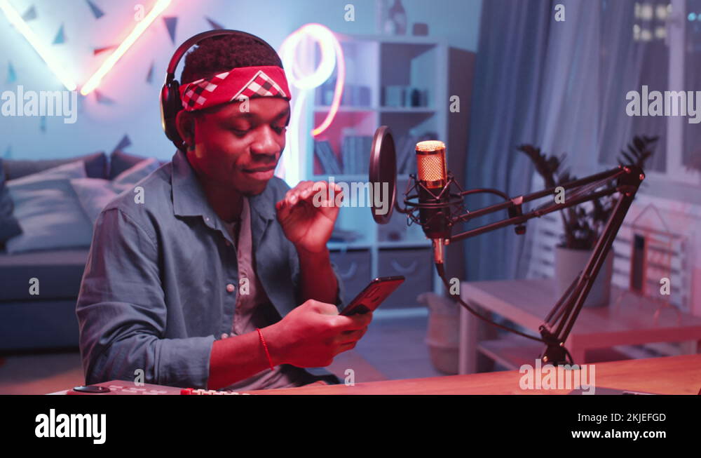 Black rapper holding microphone Stock Videos & Footage - HD and 4K ...