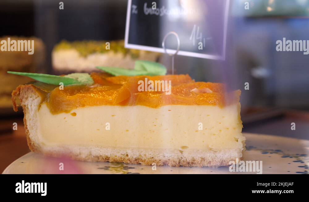 Cheesecake peach Stock Videos & Footage - HD and 4K Video Clips - Alamy