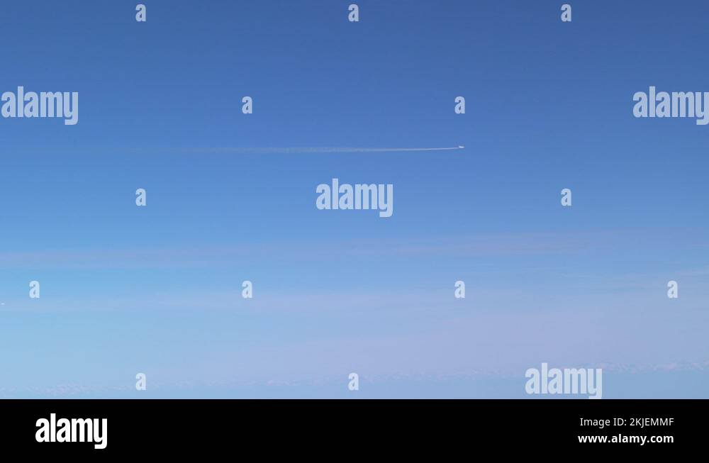 Contrail or white trail from plane Stock Videos & Footage - HD and 4K ...