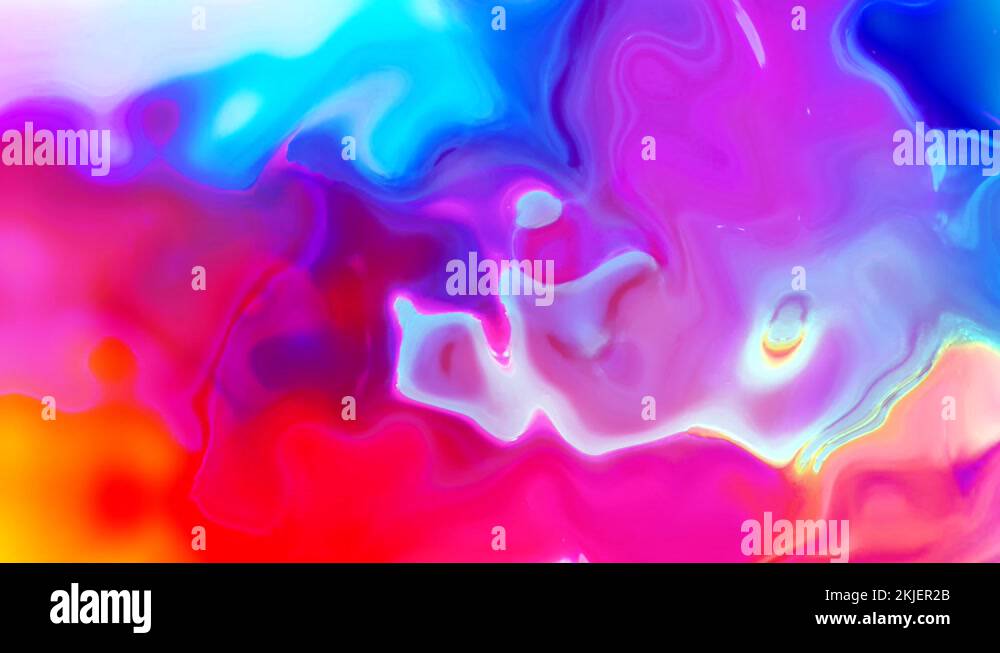 Abstract blue liquid paint animation.blue, texture,background Stock ...