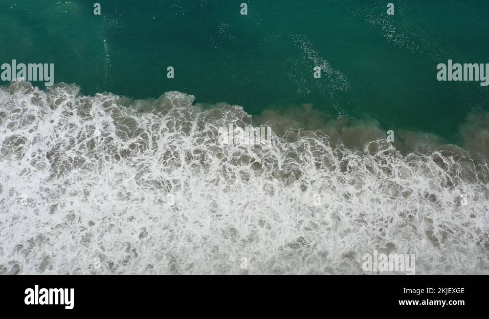 LOS CABOS MEXICO-2020: In A Beach Sea Water Waves Crossing The Sand Which Looks Stock Video ...