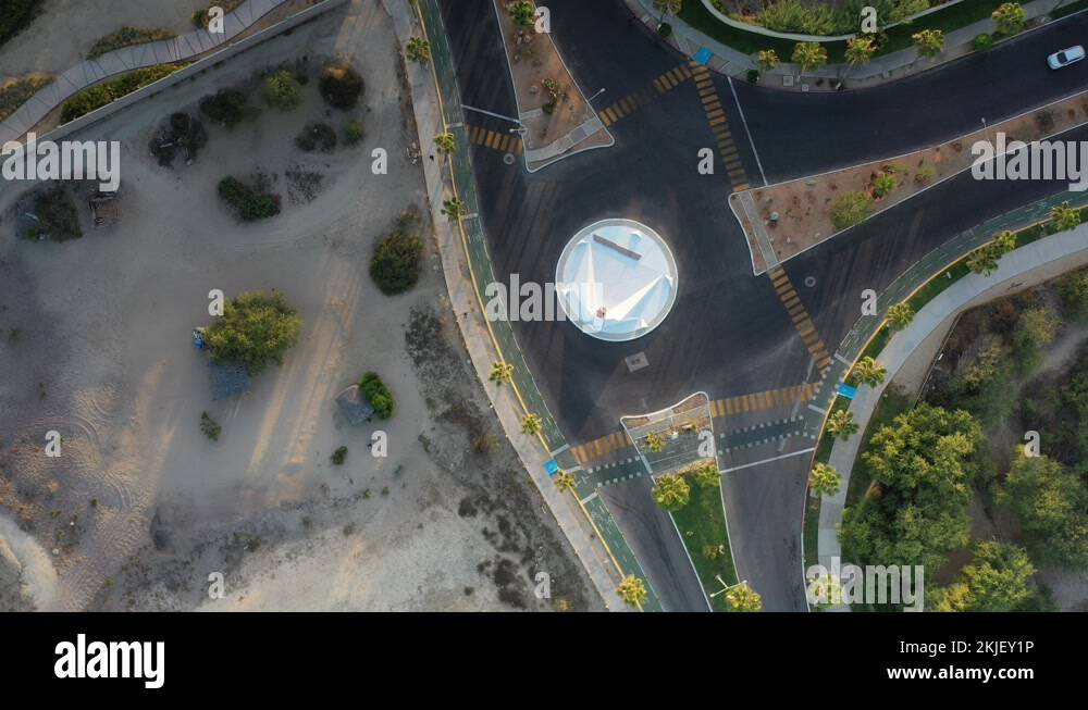 LOS CABOS MEXICO-2020: People Driving Cars In Road Using A Roundabout ...