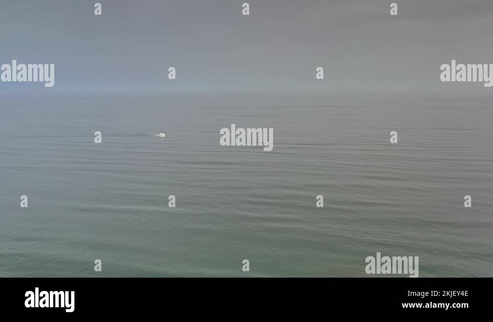LOS CABOS MEXICO-2020: A Wide View Of Ash Color Sea And Cloudy Sky With ...