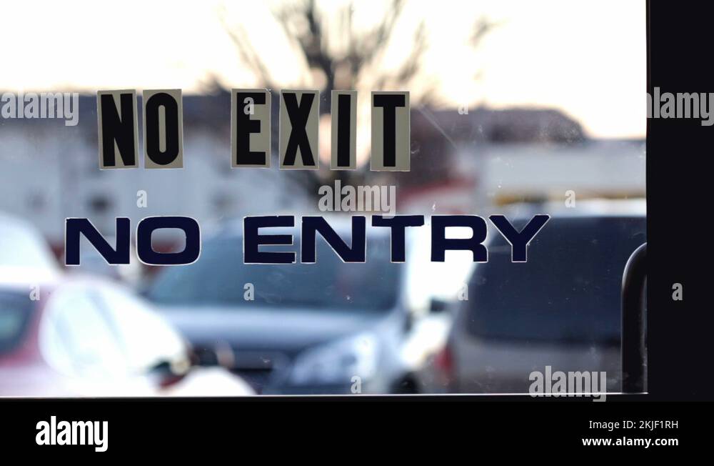 No entry door sign Stock Videos & Footage - HD and 4K Video Clips - Alamy