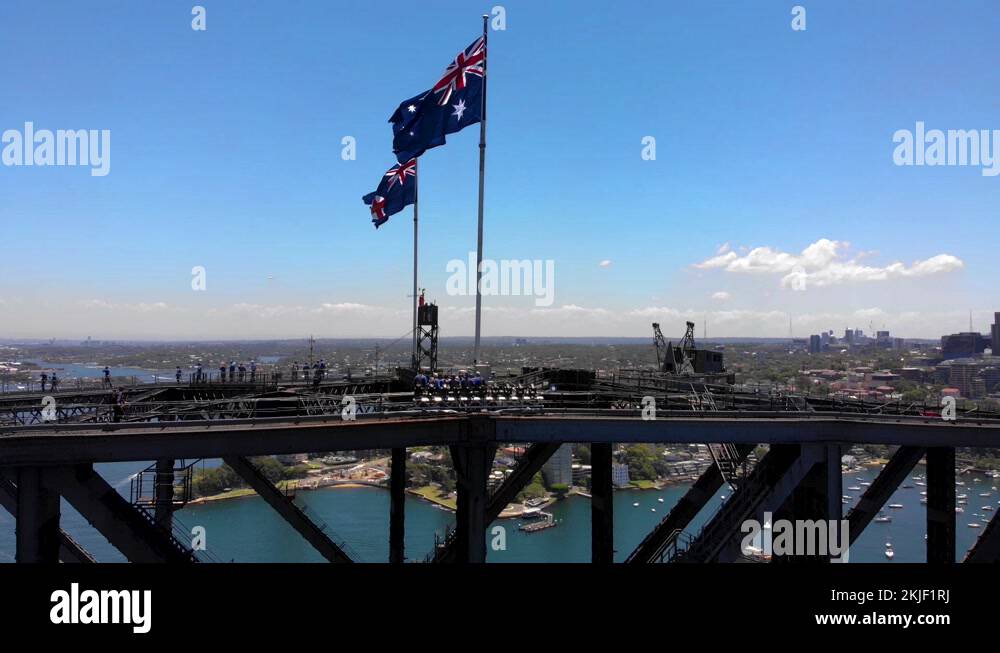 Sydney harbour bridge flags Stock Videos & Footage - HD and 4K Video ...
