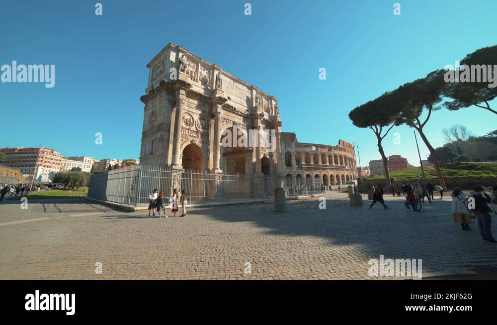 Arco di costantino at rome Stock Videos & Footage - HD and 4K Video ...