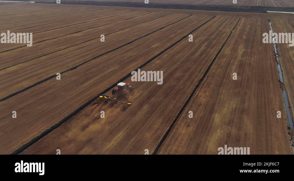 Peat harvesting aerial Stock Videos & Footage - HD and 4K Video Clips ...