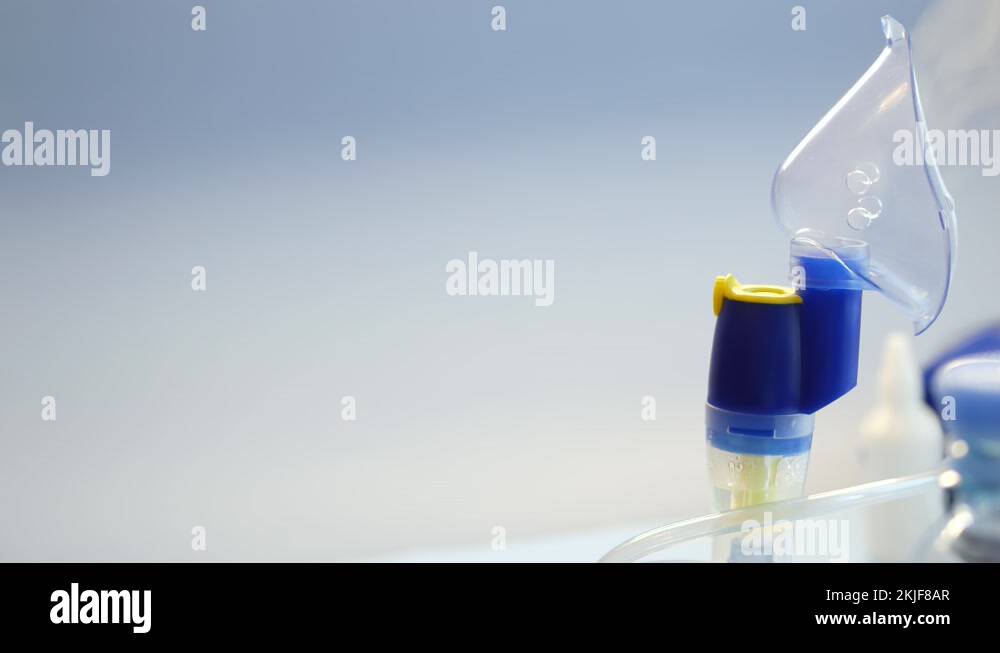 Oxygen mask of nebulizer, medical equipment for pneumonia, covid, sars ...