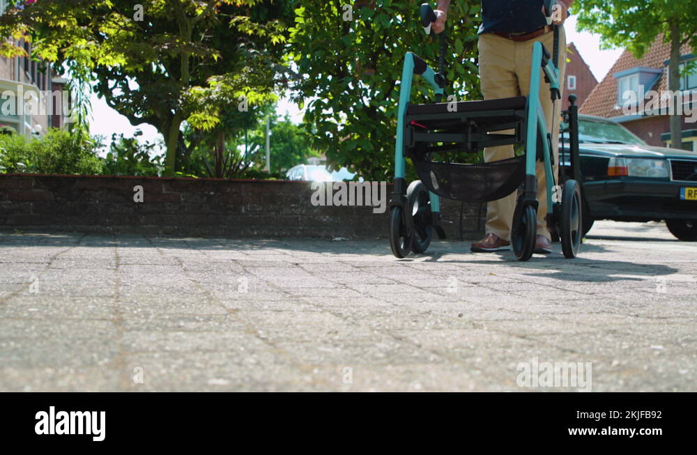 Using walking frame using walking aid Stock Videos & Footage - HD and ...
