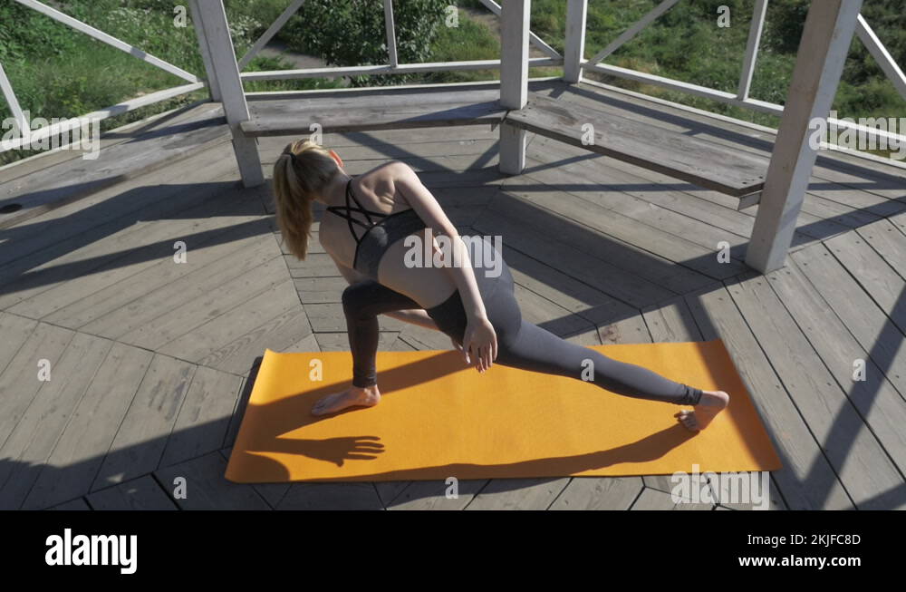 Yoga practice girl in Stock Videos & Footage - HD and 4K Video Clips ...