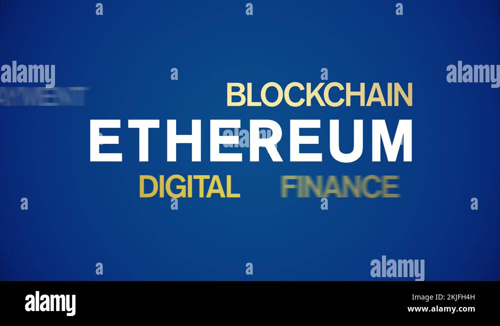 4k Ethereum Animated Tag eth Word Cloud,Ether Text Kinetic Typography ...