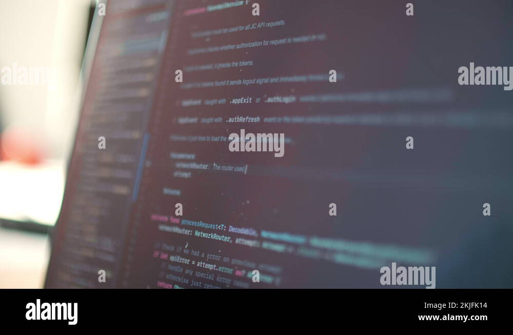 Develop Internet Project Closeup Coding On Screen Hands Type Html Code And Stock Video Footage