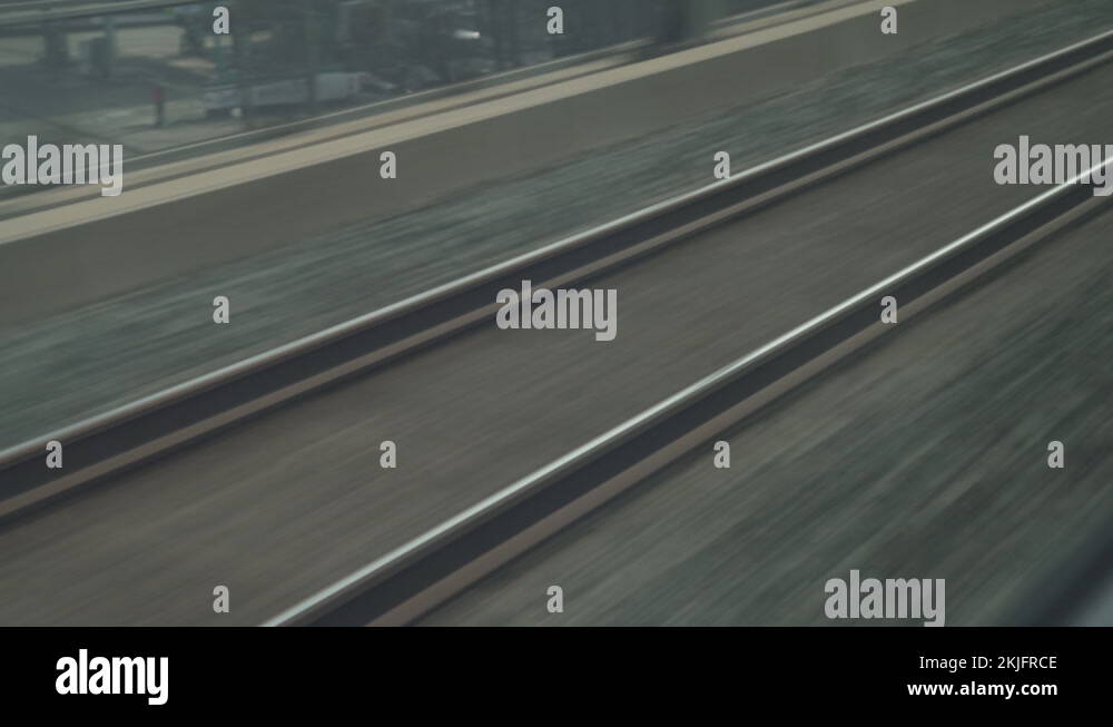 shot of a passing railroad from KTX train (shoot info: Cin2, 1080p ...